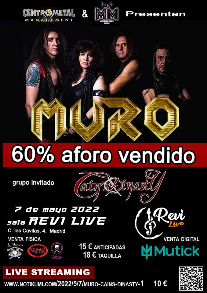 MURO EN MADRID – Magazine Rock