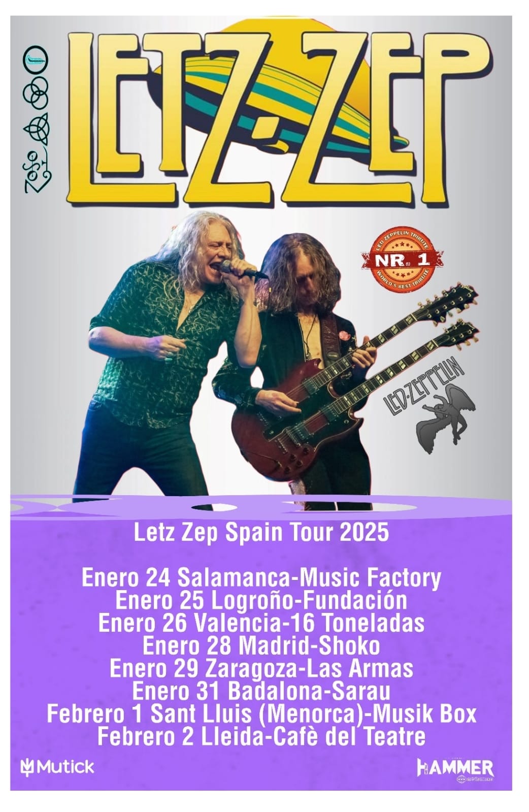 Letz Zep son un espectáculo global y son reconocidos internacionalmente ...