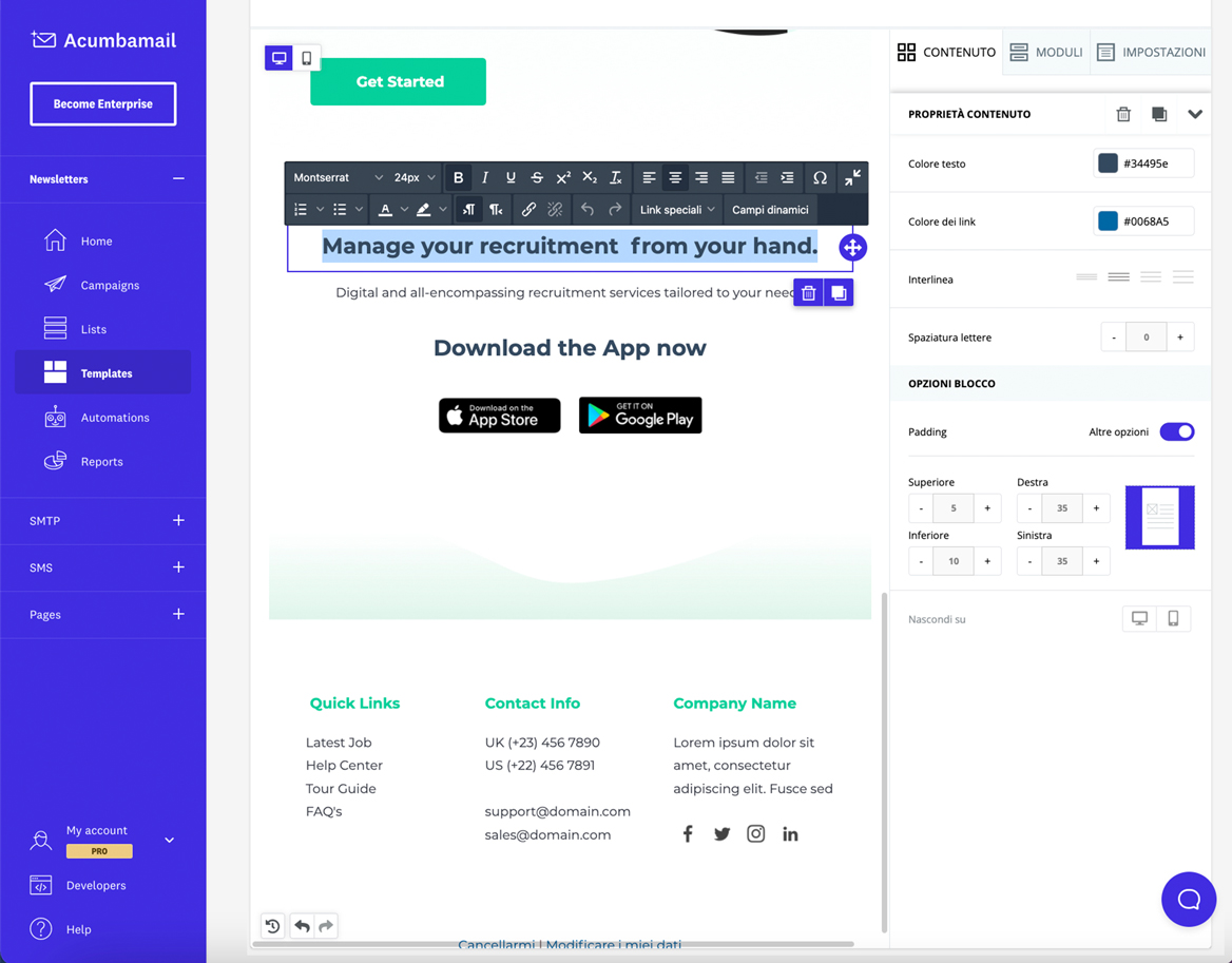 Acumbamail 101 | All you have to know to get started